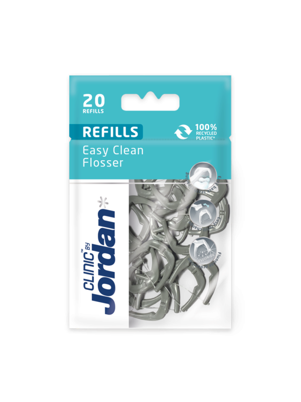 Clinic by Jordan Easy Clean Flosser Refill täyttöpakkaus 20 kpl - Oma e ...
