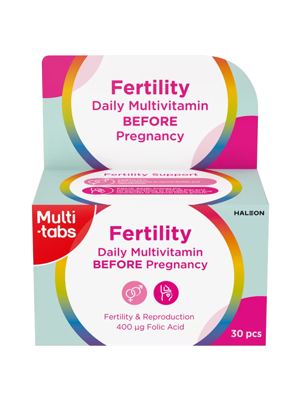 Multi-tabs Fertility daily multivitamin before pregnancy 30 tablettia ...