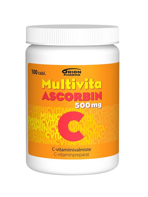 MULTIVITA ASCORBIN 500MG 100 TABL - Oma e-apteekki