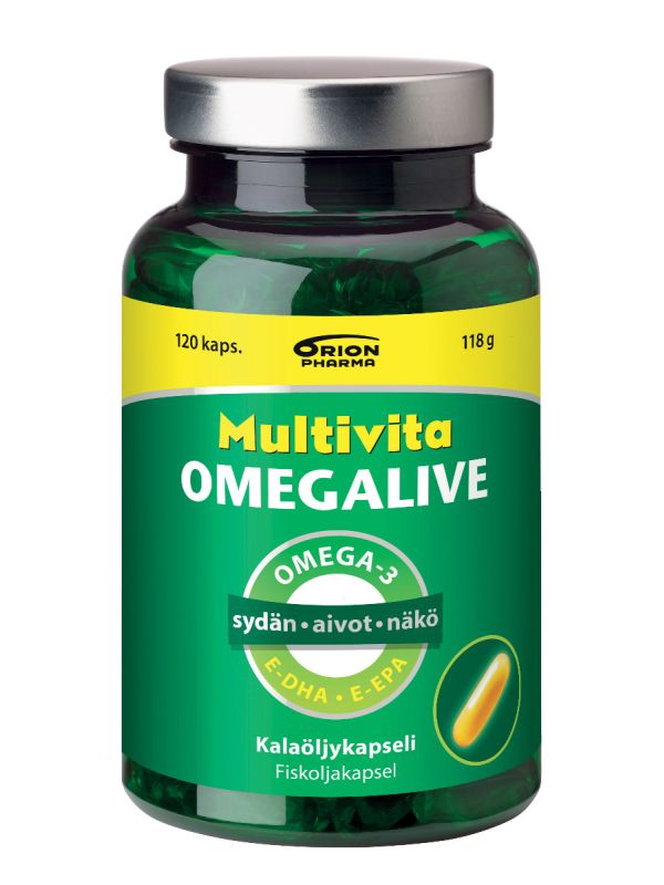 MULTIVITA OMEGALIVE BASIC 120 KAPS - Oma e-apteekki